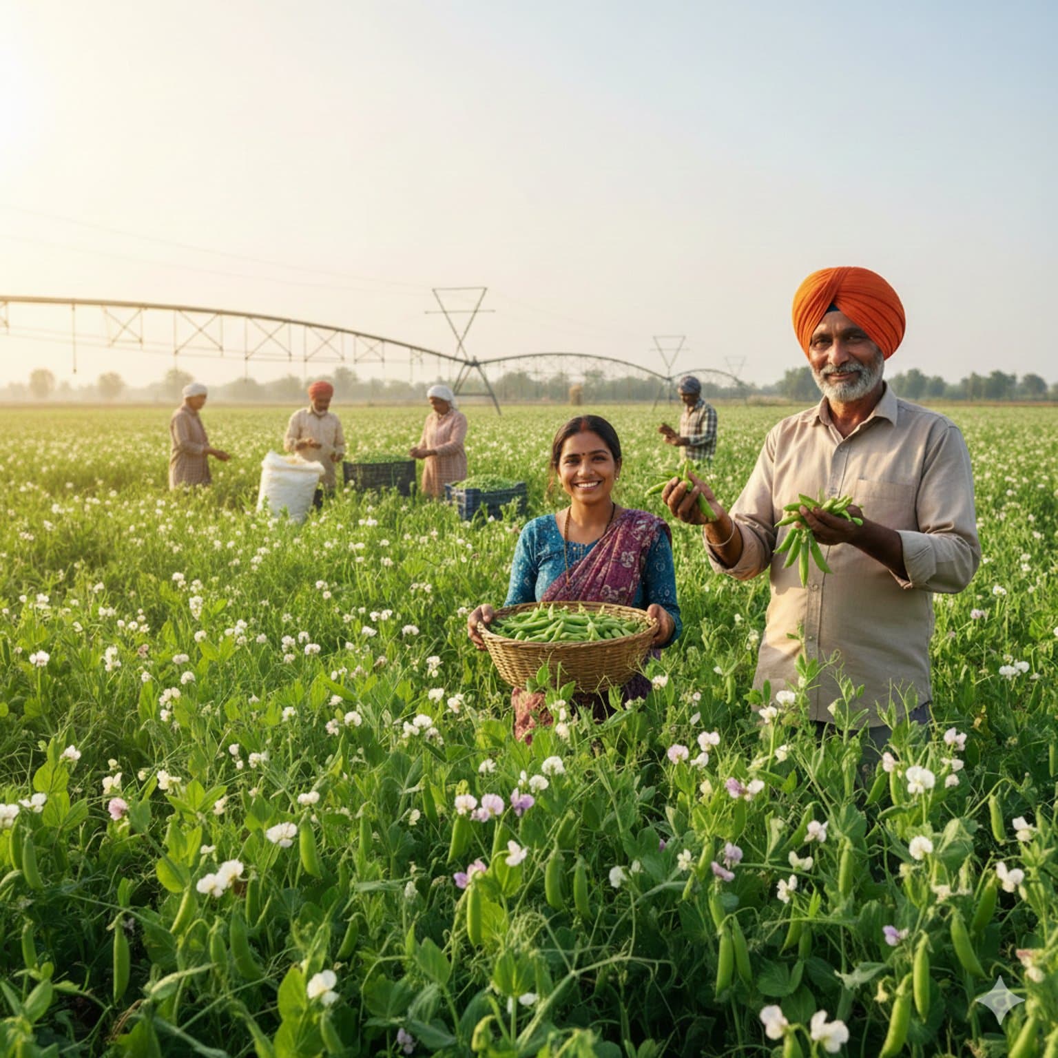 Pea Farming Guide: How to Earn More Profit from 90-Day Matar Crop